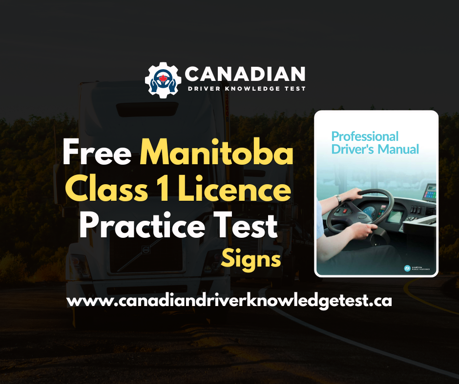 Free Manitoba Commercial Road Signs Practice Test - Canadian Driver ...
