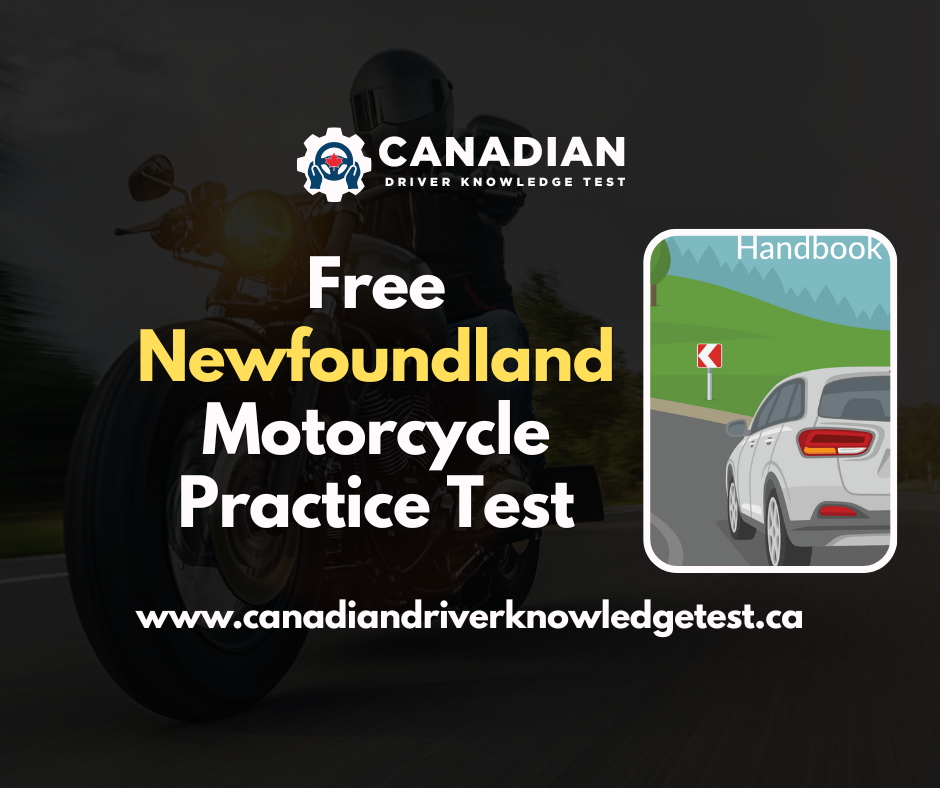Free Newfoundland Motorcycle Practice Test - Canadian Driver Knowledge Test