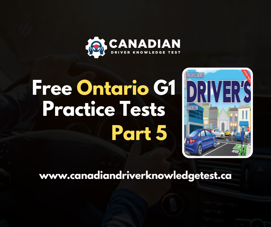 G1 Driving Test Preparation - Canadian Driver Knowledge Test